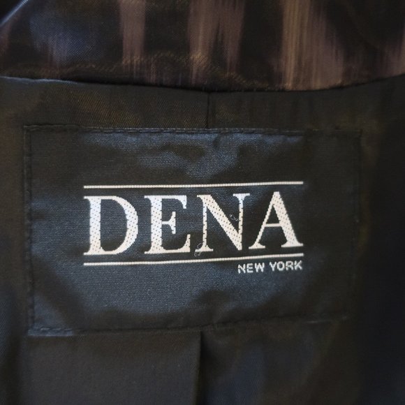 Dena | Jackets & Coats | Dena Brown Tan Leopard Print Down Coat With ...